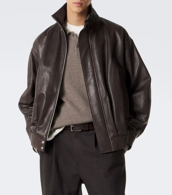 ARMA Paulo Leather Blouson Jacket