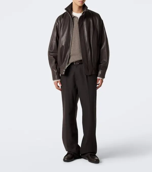 ARMA Paulo Leather Blouson Jacket