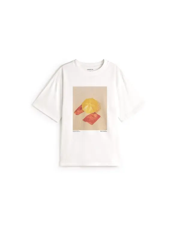 THINKING MU Yosigo Eric Oversize T-shirt - White