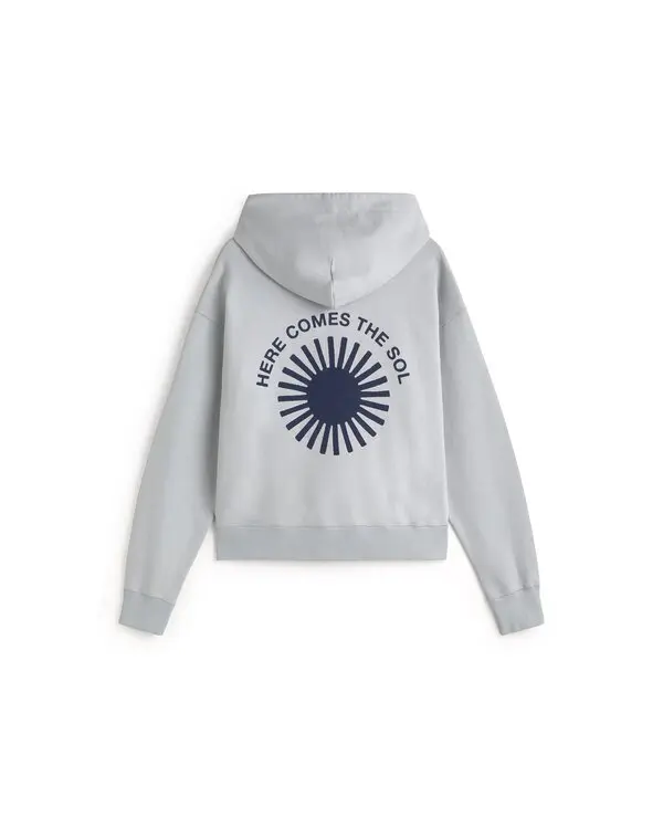 THINKING MU Organic Cotton Sun Print Hoodie