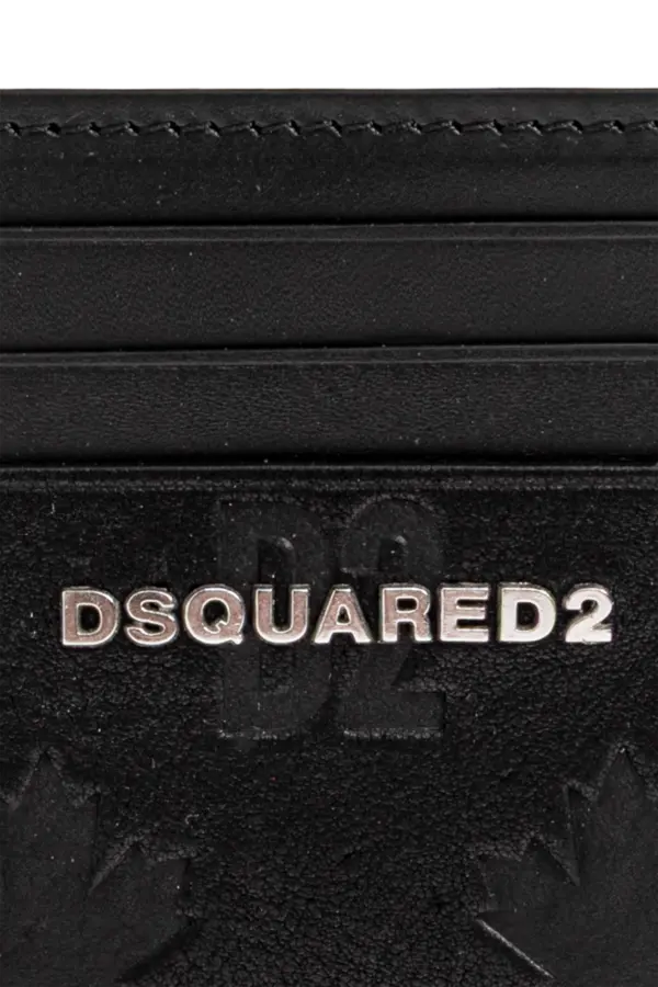 Dsquared2 Leather Card Holder With Logo