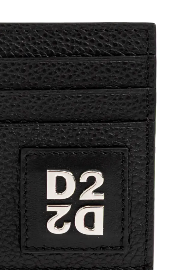Dsquared2 Leather Card Holder With Logo