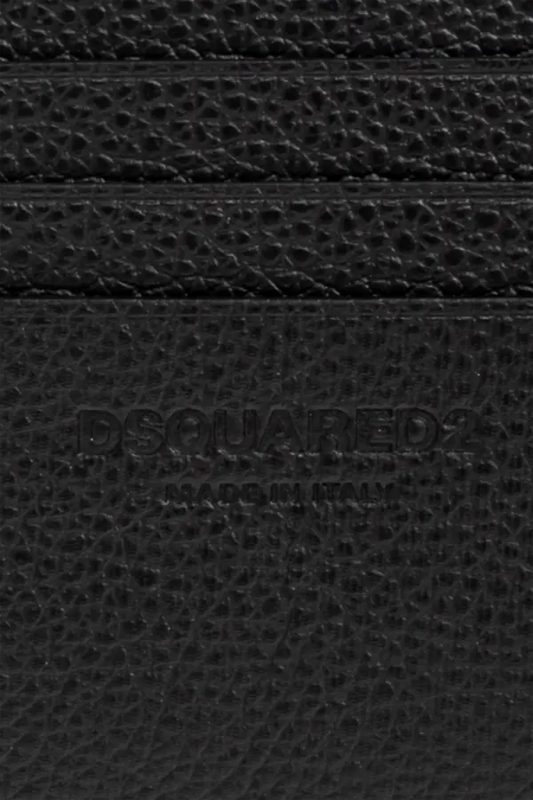 Dsquared2 Leather Card Holder With Logo