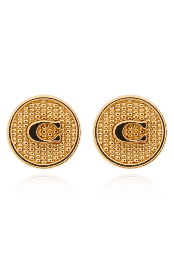 COACH Earrings With Logo