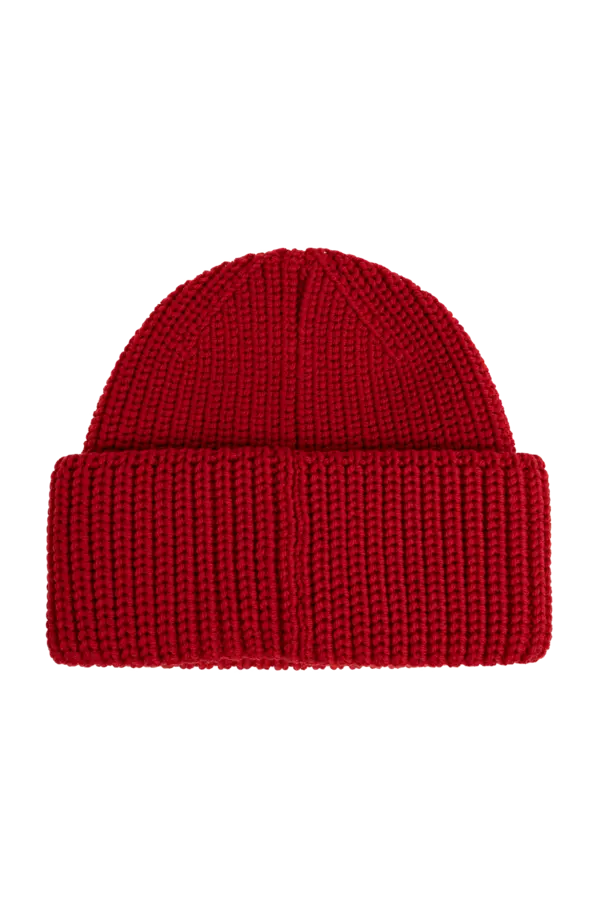 Dsquared2 Wool Beanie With Sewn-on Logo