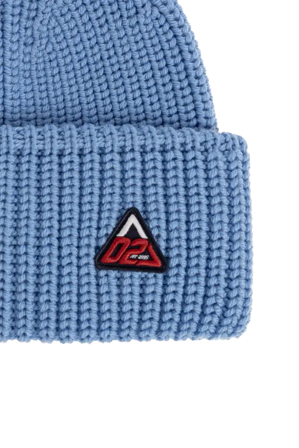 Dsquared2 Wool Beanie With Sewn-on Logo