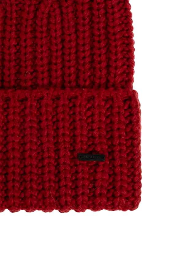 Dsquared2 Wool Beanie With Patch