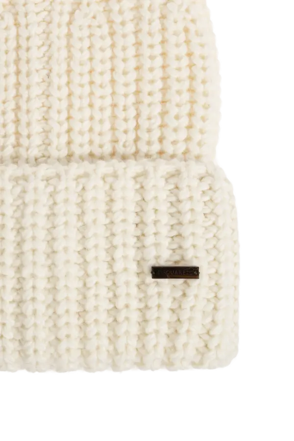 Dsquared2 Wool Beanie With Patch