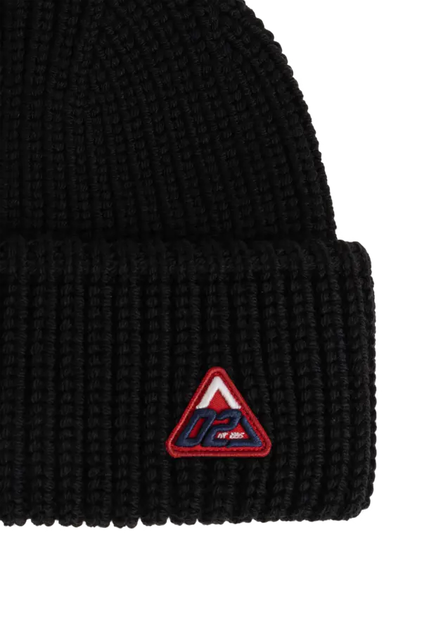 Dsquared2 Wool Beanie With Sewn-on Logo