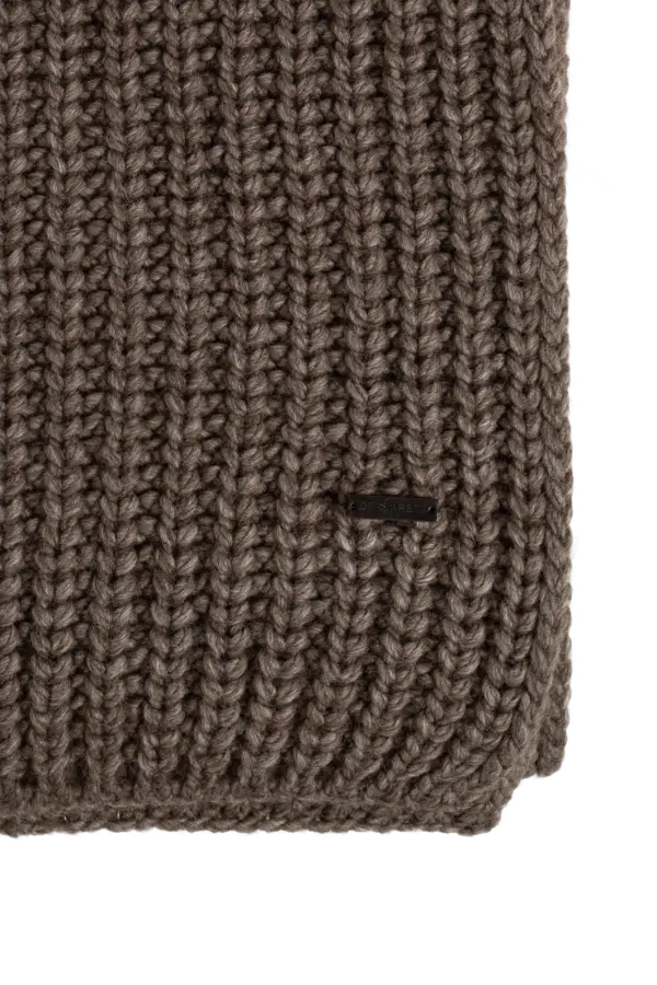 Dsquared2 Wool Scarf With Sewn-in Logo