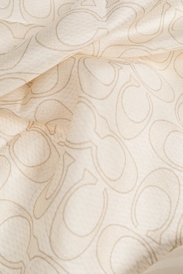 COACH Silk Scarf - Cream