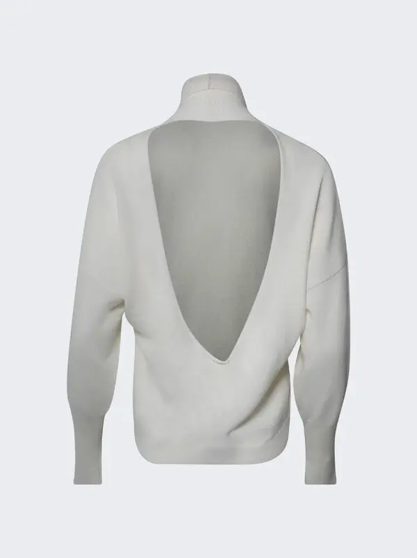 Zeynep Arçay Backless Cashmere Sweater