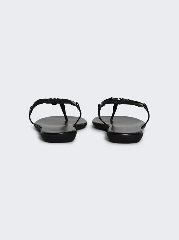 Gucci Interlocking G Flat Thong Sandals