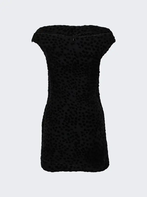 Zeynep Arçay Ruched Silk Heart Dress