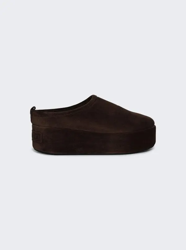 Balenciaga Alaska Soft Platform Mule - Brown