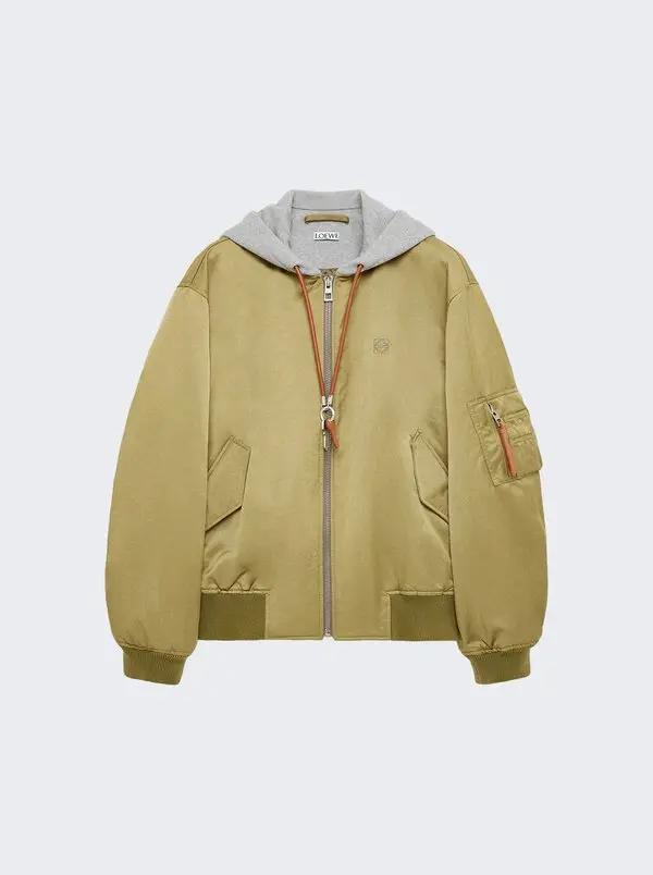 Loewe Bomber Jacket Khaki