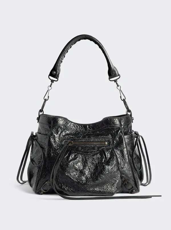 Balenciaga Le City Small Bucket Bag Petal - Black