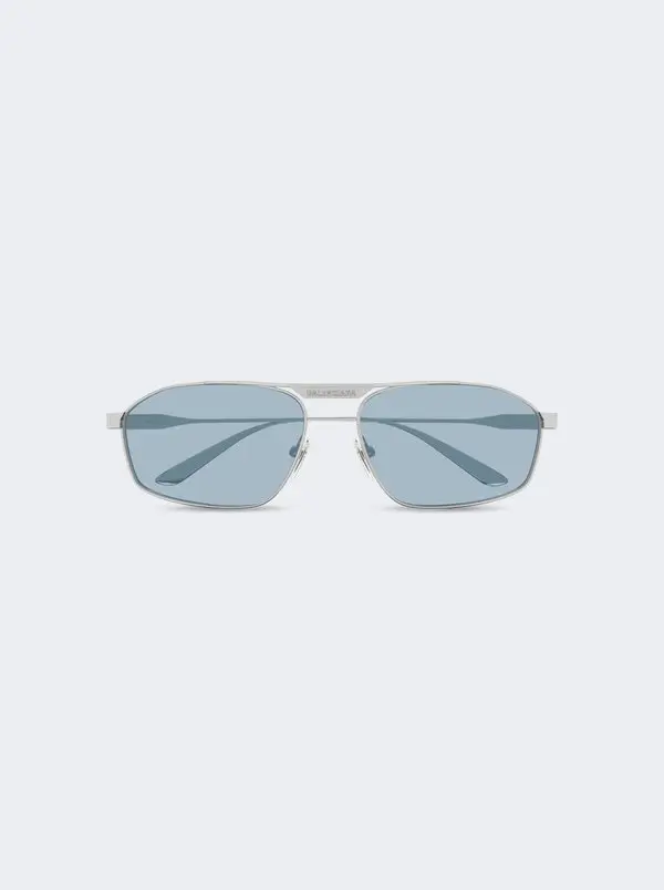 Balenciaga Tag 3.0-frame Sunglasses Ruthenium