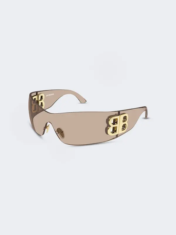 Balenciaga Bossy Mask Sunglasses Light