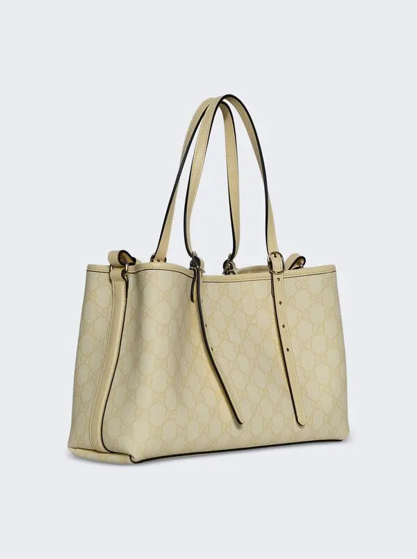 Gucci Gg Emblem Medium Tote Bag - Yellow