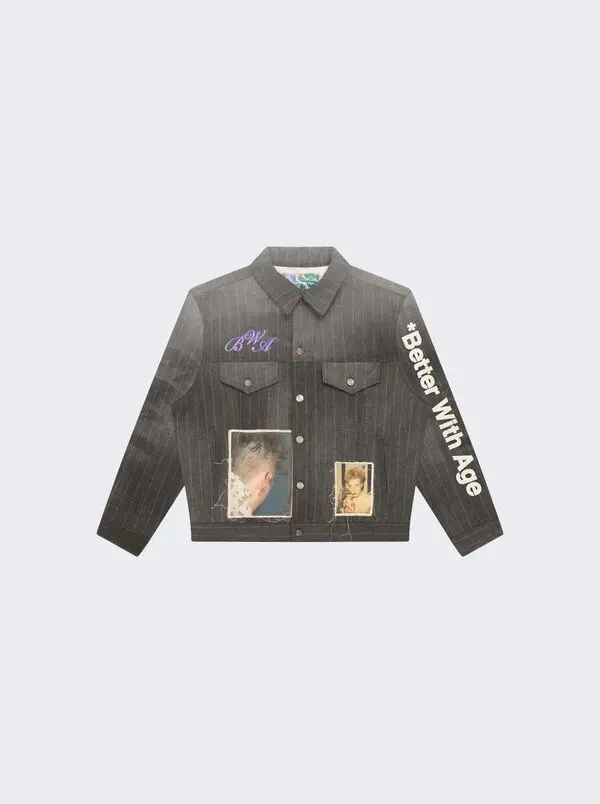 BETTER WITH AGE Eastman Wool Trucker Jacket Charcoal