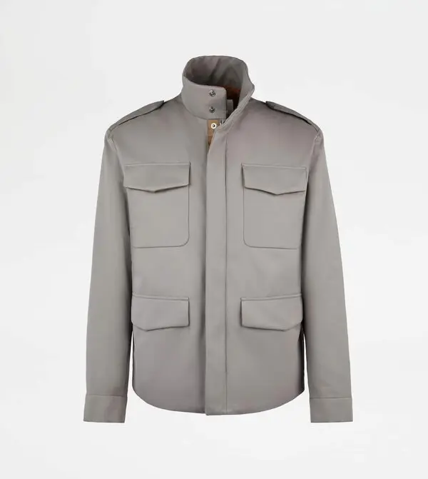 TOD'S Field Jacket In Soft Touch Microfiber