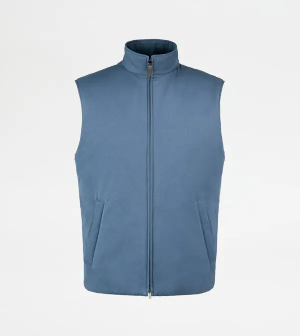 TOD'S Gilet In Soft Touch Microfiber