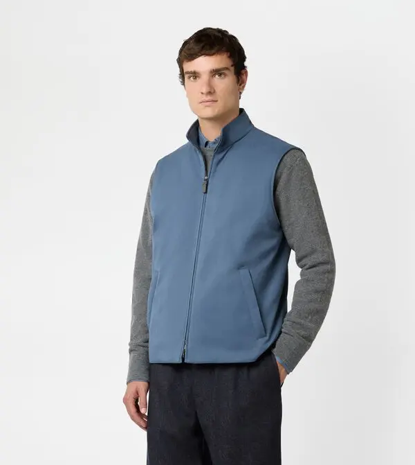 TOD'S Gilet In Soft Touch Microfiber