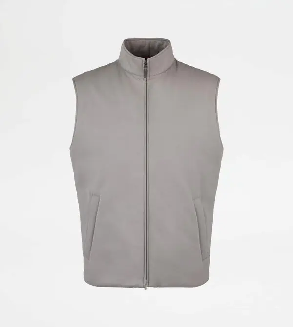TOD'S Gilet In Soft Touch Microfiber