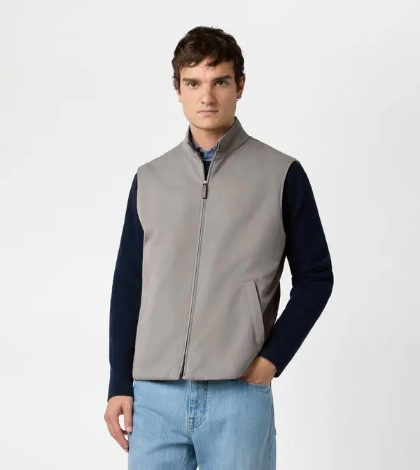 TOD'S Gilet In Soft Touch Microfiber