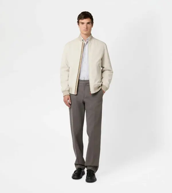 TOD'S Shirt In Cotton Herringbone