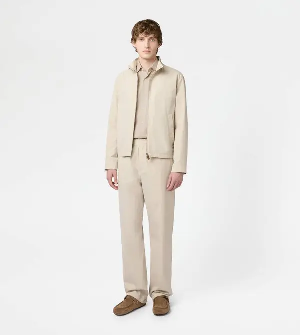 TOD'S Shirt In Cotton Herringbone