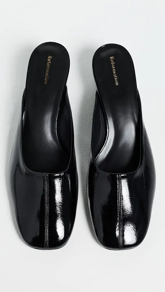 REFORMATION Inez Heeled Mules