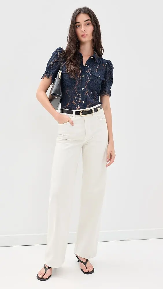 Generation Love Mikaelle Lace Shirt