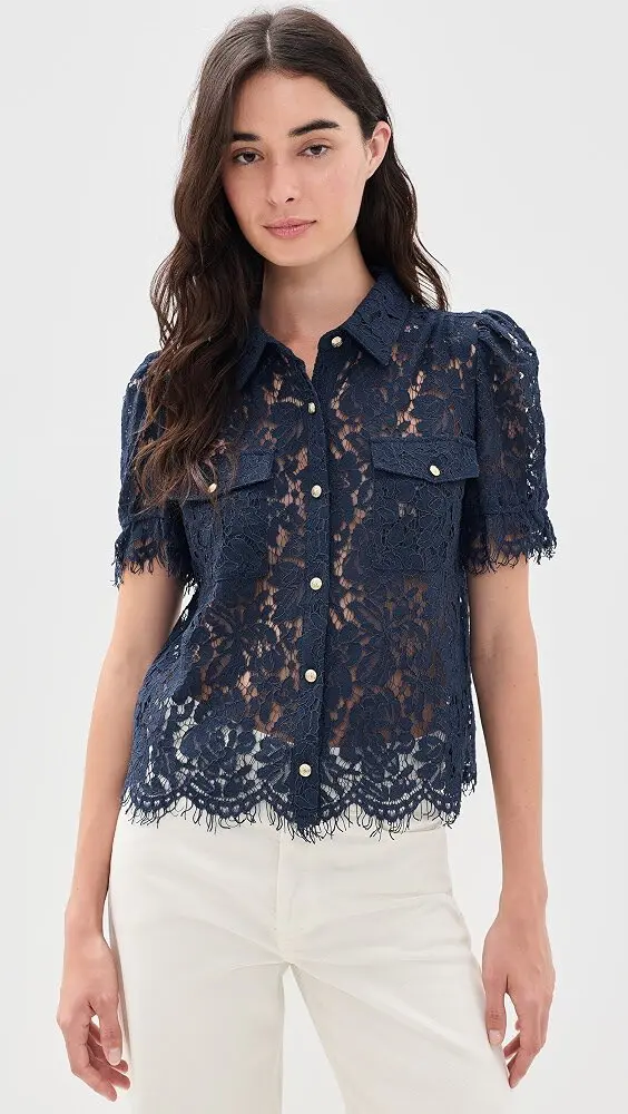 Generation Love Mikaelle Lace Shirt