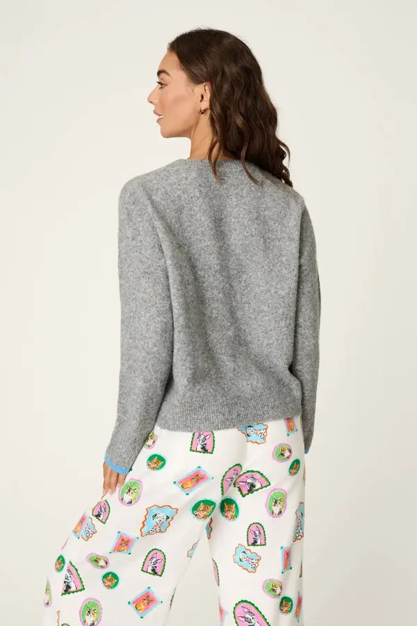 PJ Salvage French Bulldog Snuggle Sweater