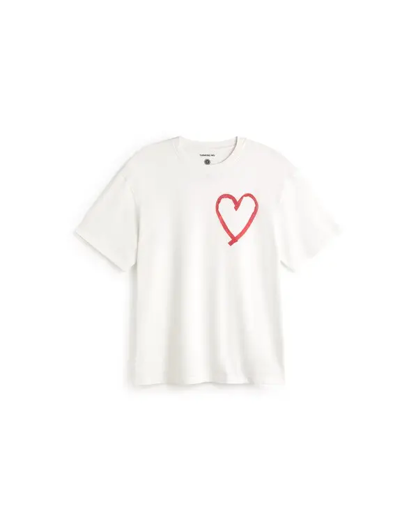 THINKING MU Heart Tape Aaron T-shirt