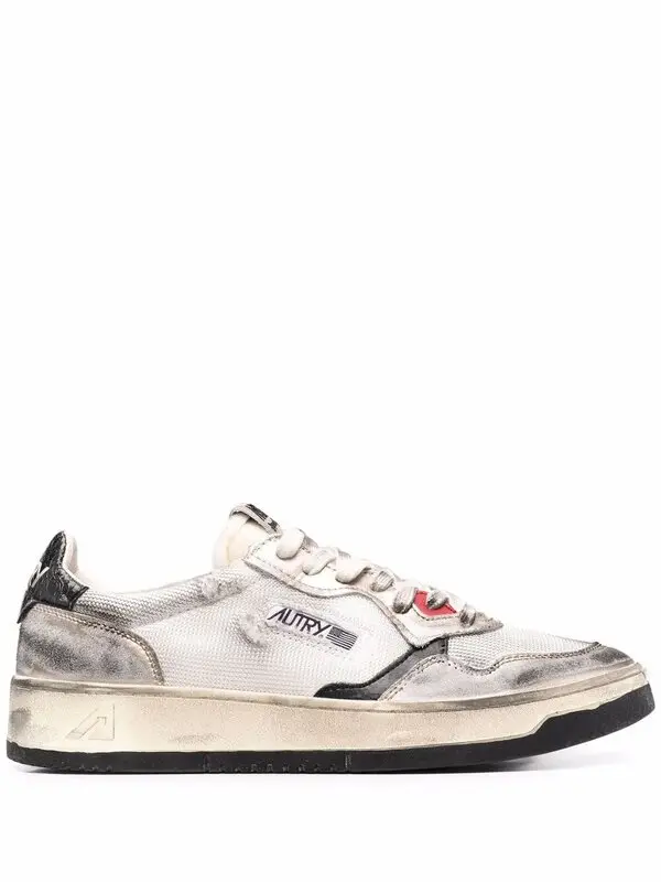 AUTRY Low-top "super Vintage" Leather Trainers - White