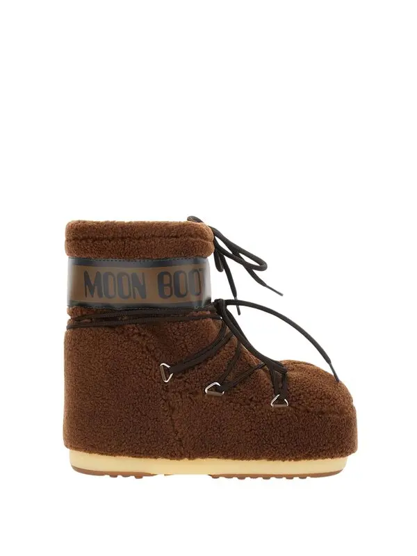 Moon Boot Low Fleece Icon Boots - Brown