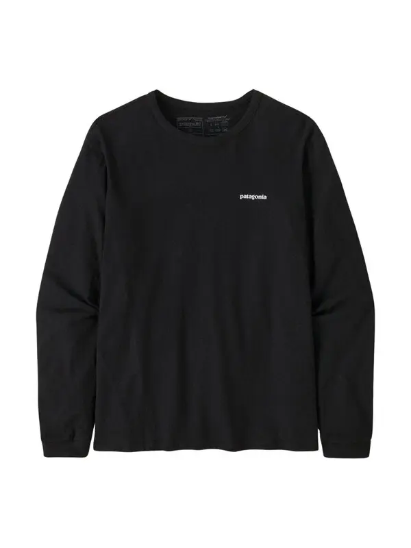 Patagonia L/s P-6 Logo Responsible-tee - Black