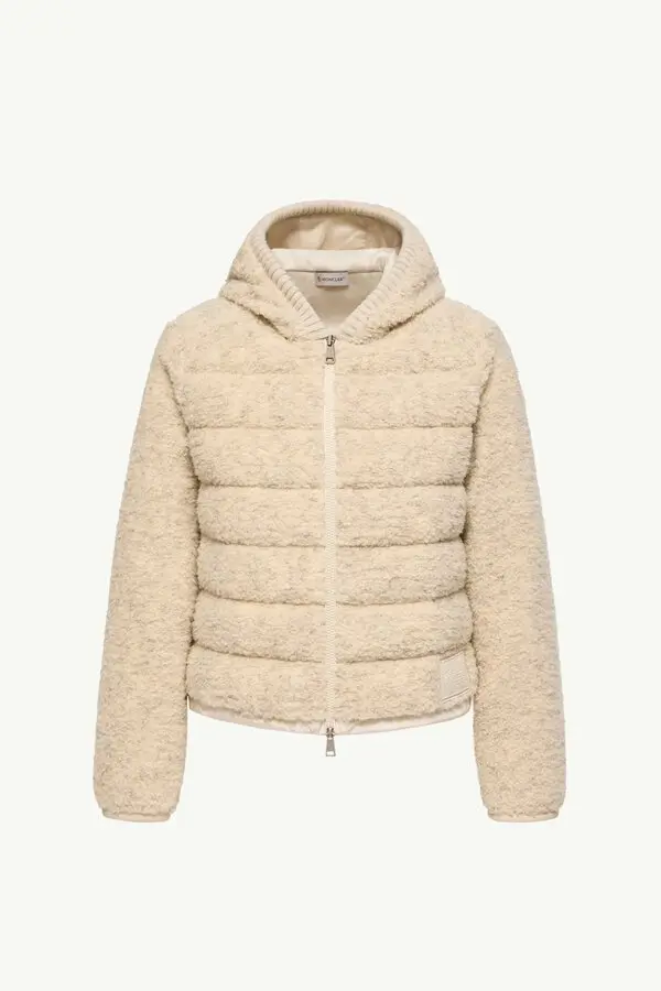 Moncler Teddy Padded Zip-up Hoodie