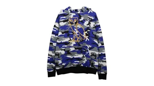 OVO Camo Og Owl Hoodie - Blue