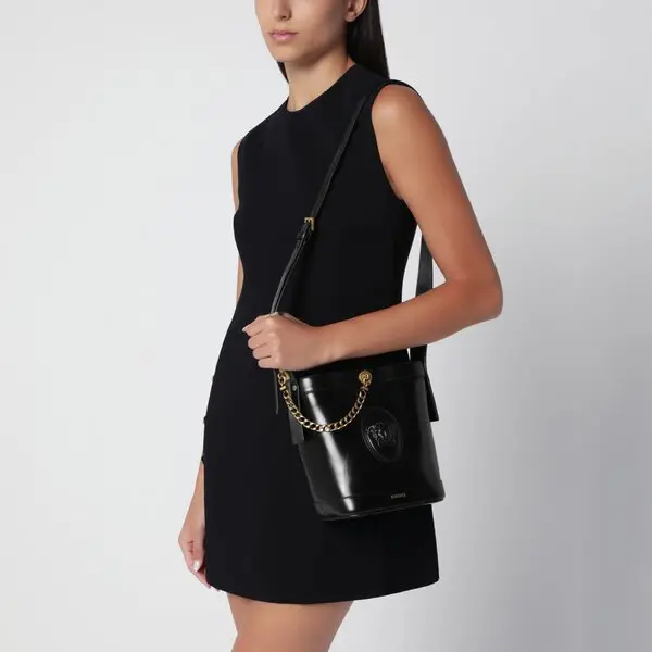 Versace Leather Bucket Bag