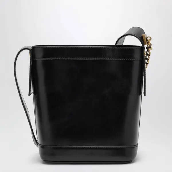 Versace Leather Bucket Bag