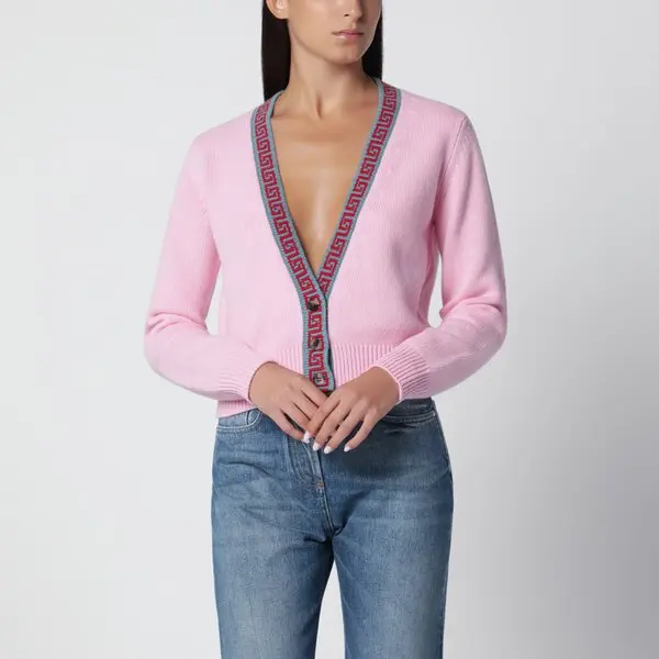 Versace Wool And Cashmere Cardigan