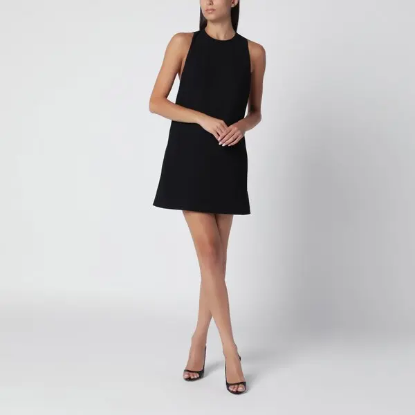 ROTATE BY BIRGER CHRISTENSEN Trapeze Mini Dress In Crepe