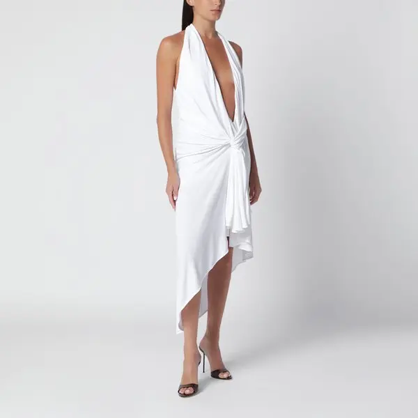 Christopher Esber Spire Cascade Viscose Midi Dress