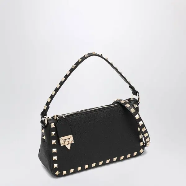 Valentino Garavani Small Rockstud Shoulder Bag - Black