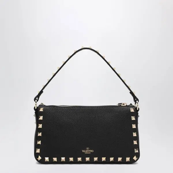 Valentino Garavani Small Rockstud Shoulder Bag - Black