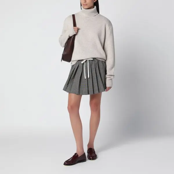 THE FRANKIE SHOP Gala Light Merino Wool Turtleneck Sweater